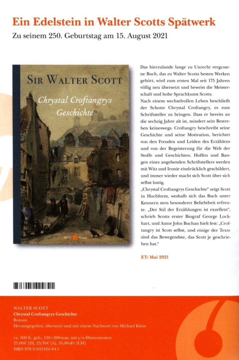 Walter Scott: Chrystal Croftangrys Geschichte | Jackson Insel